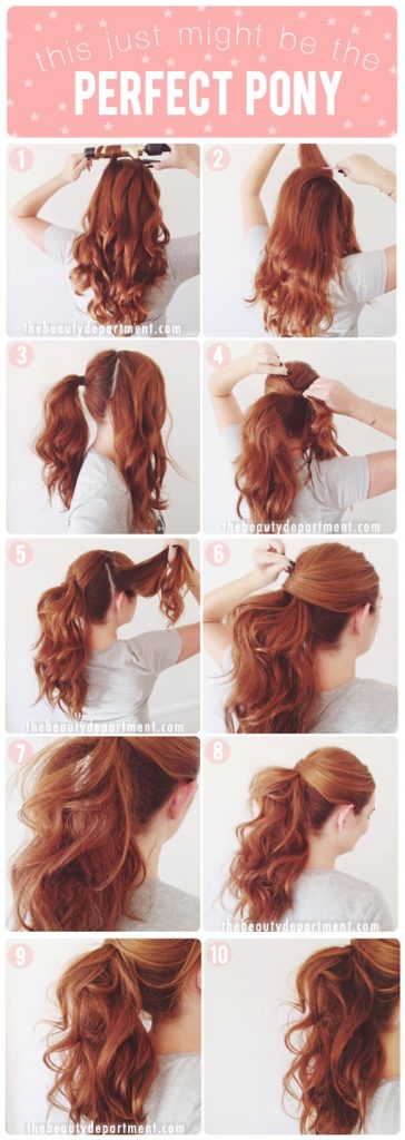 Easy Ponytails To Try This Summer - See Mama Go